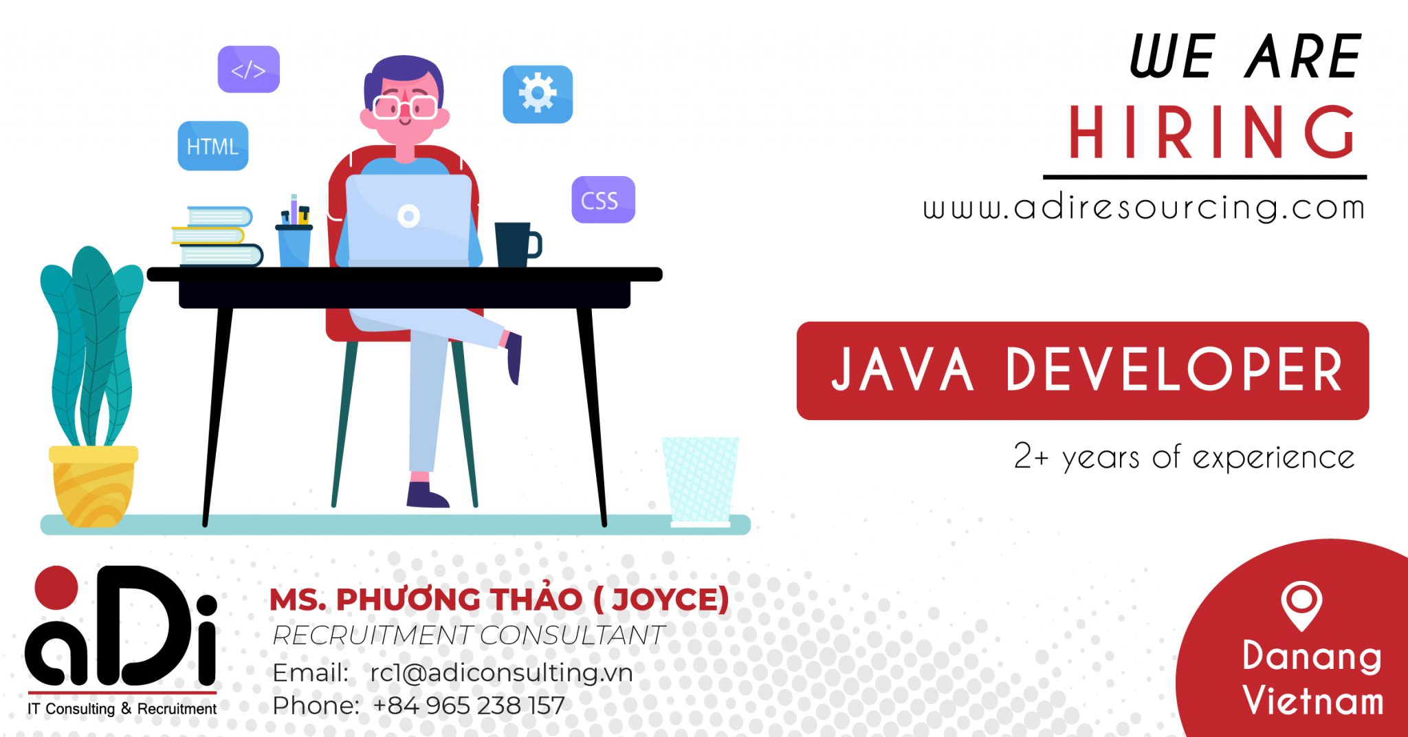 Sr. Java Developer in Danang Vietnam ADI Consulting