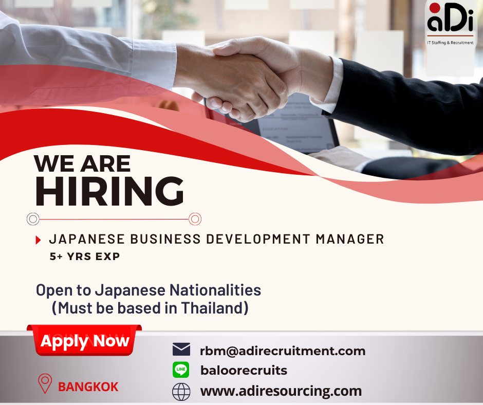 Japanese Business Development Manager | Job Vacancy