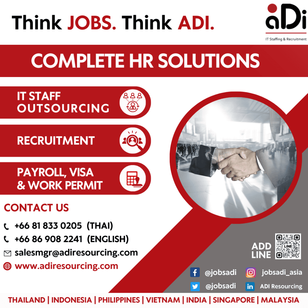Thailand- EN | ADI | IT STAFF OUTSOURCING | RECRUITMENT | PAYROLL